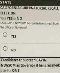 CALIFORNIA RECALL ELECTION INFORMATION | MyLO